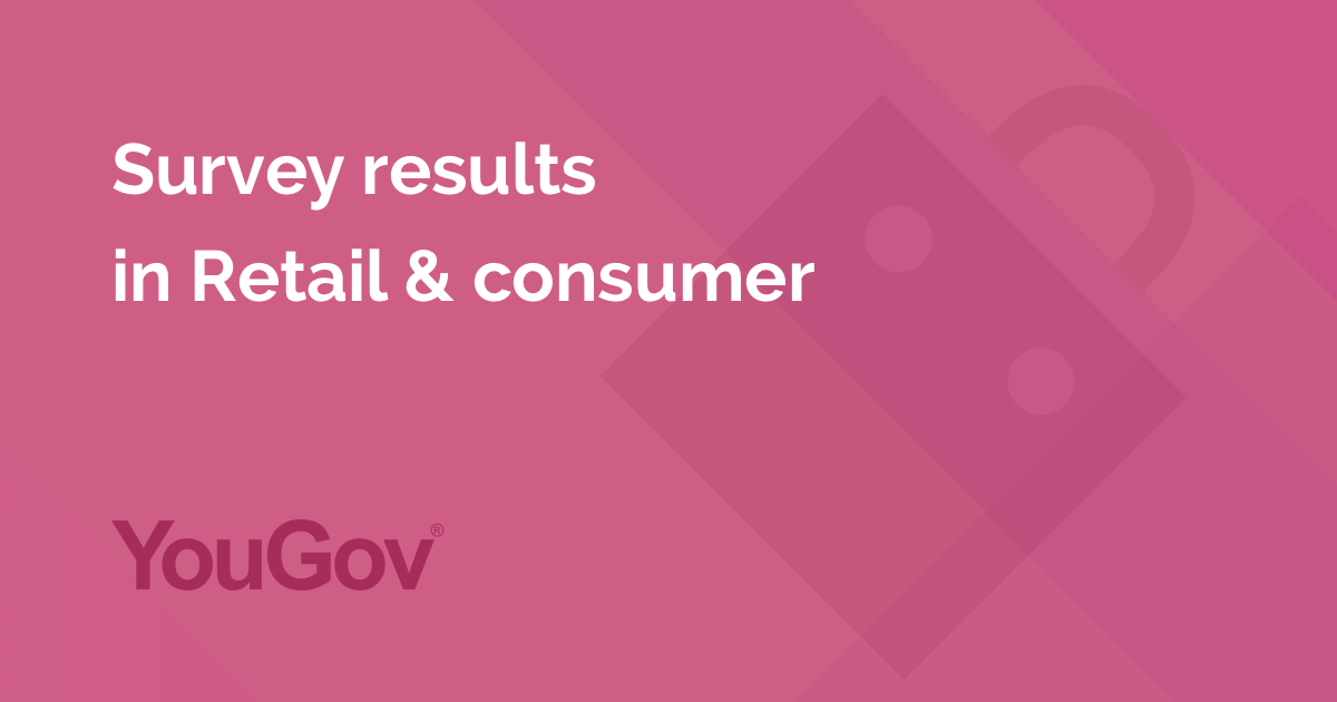 Retail & consumer | Survey results | YouGov